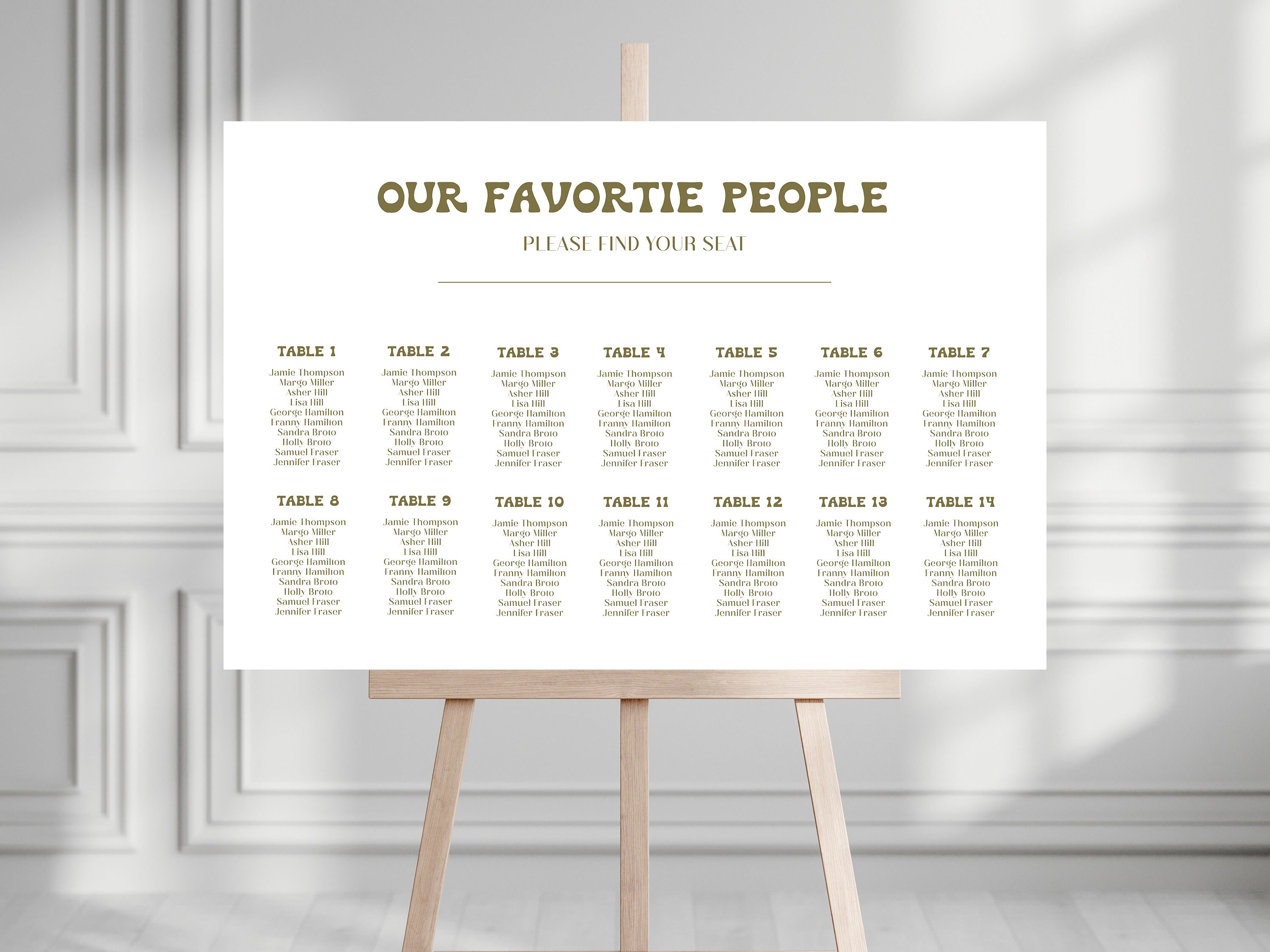 Seating Chart Template Boho Seating Chart Arched Seating - Etsy Canada