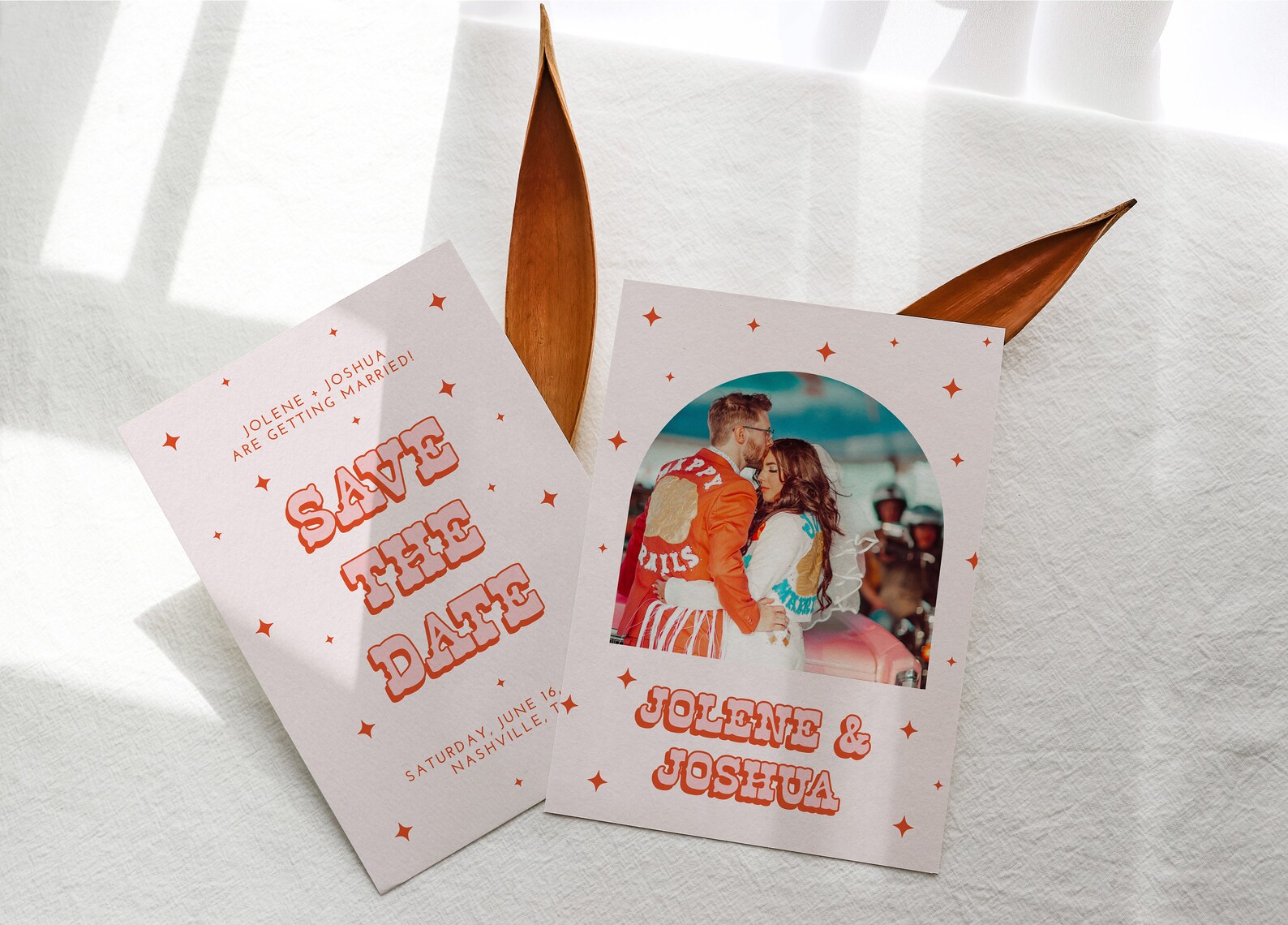 Retro Save the Date Save the Date Template Save the Date - Etsy