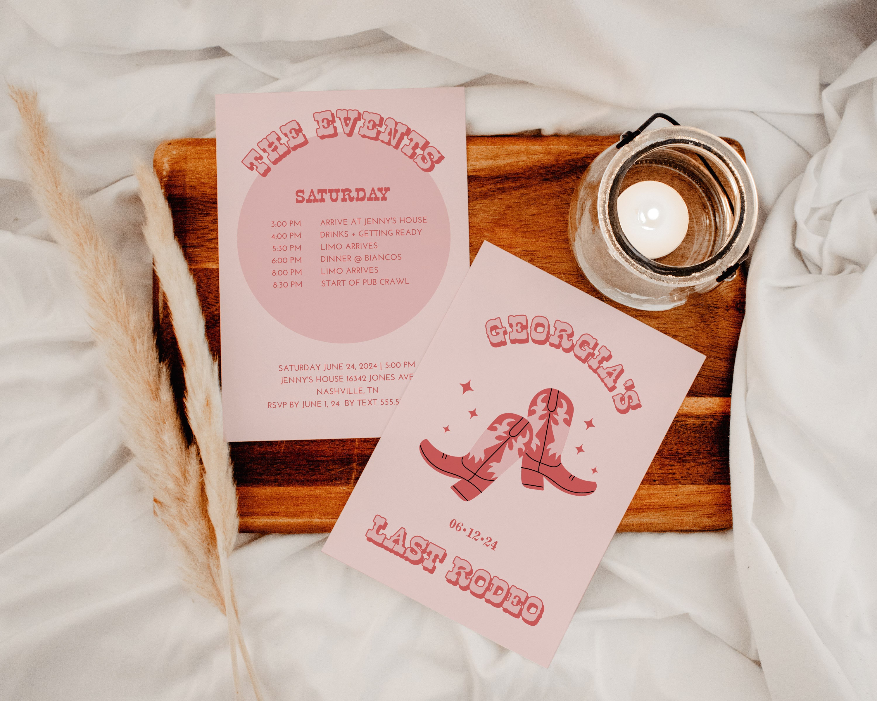 Last Rodeo Invitation Bachelorette Party Invite Bach Party - Etsy