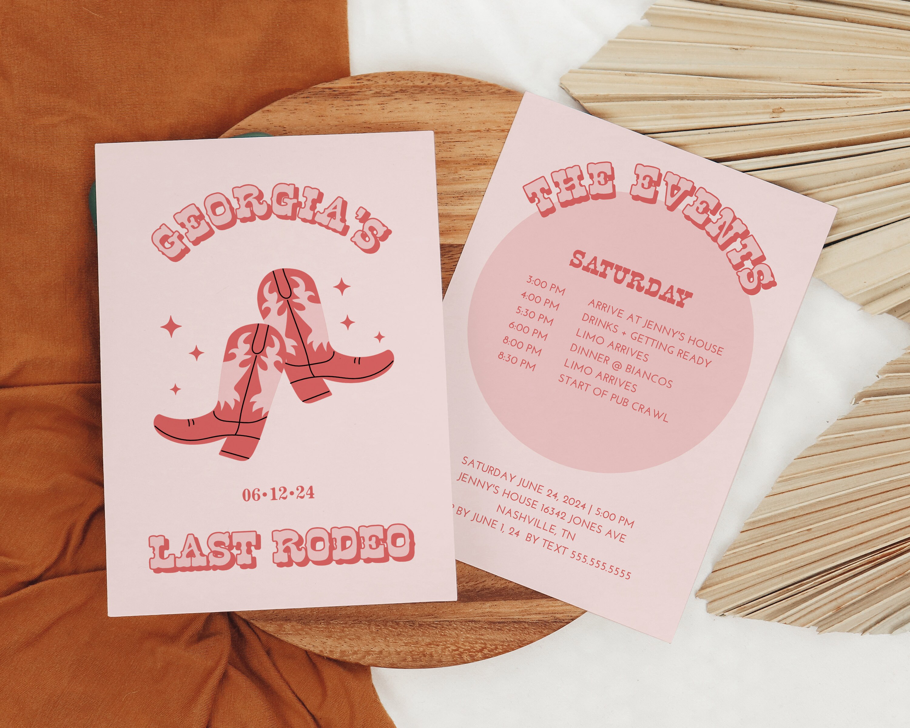 Last Rodeo Invitation Bachelorette Party Invite Bach Party - Etsy