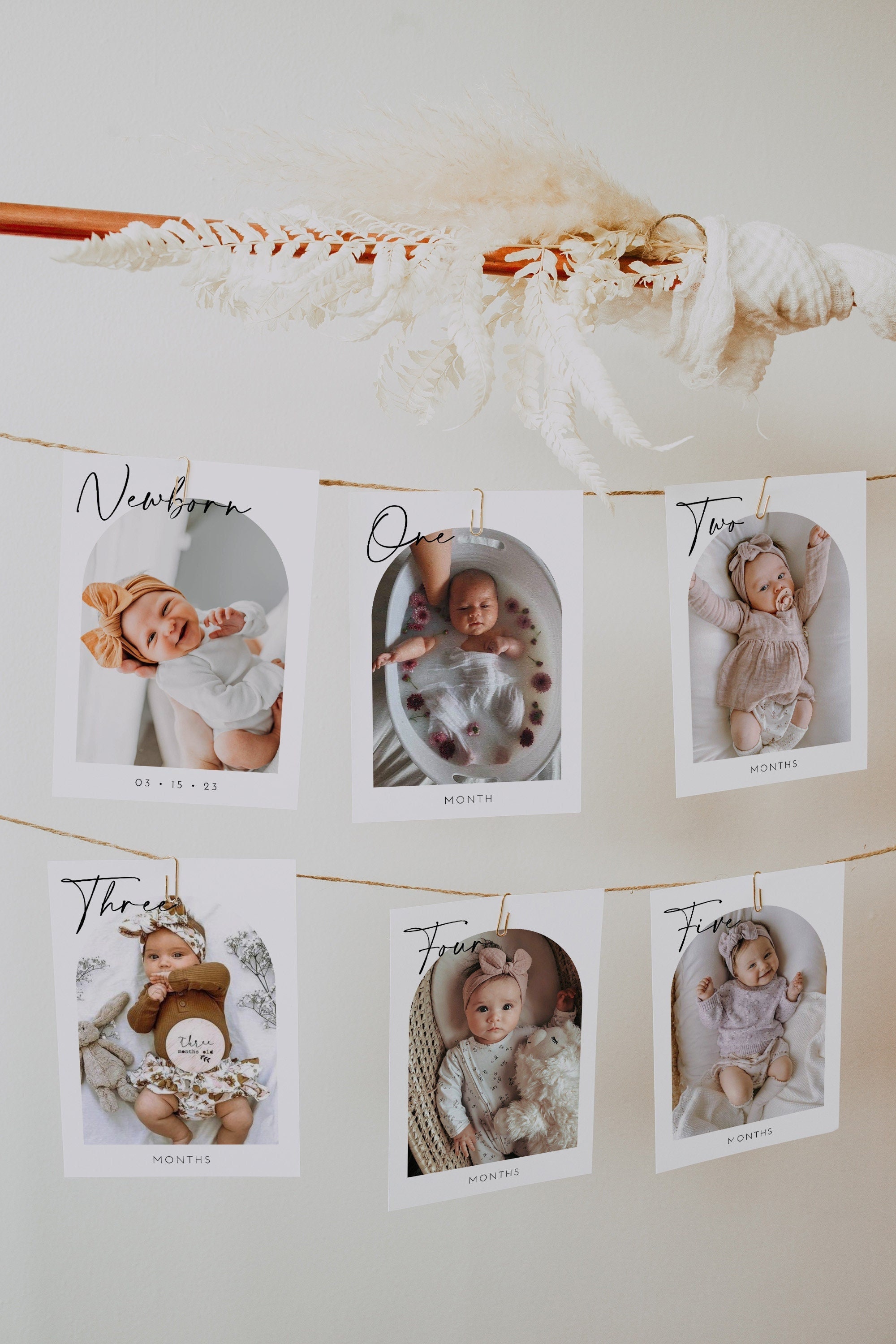 Baby First Year Banner First Birthday Banner First Birthday - Etsy