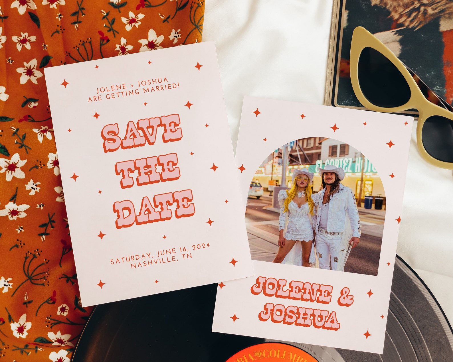 Retro Save the Date Save the Date Template Save the Date - Etsy