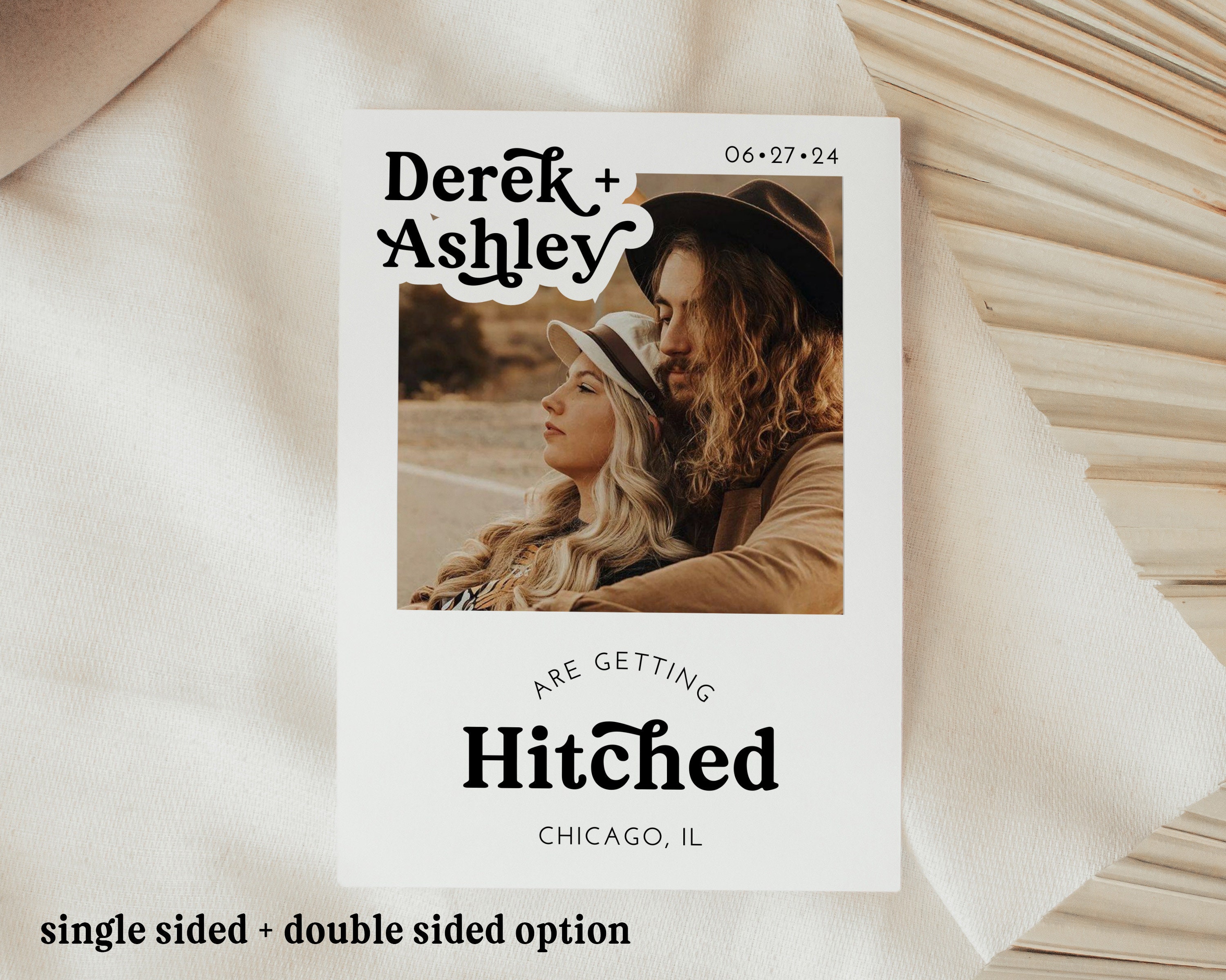 Retro Save the Date Save the Date Template Save the Date - Etsy