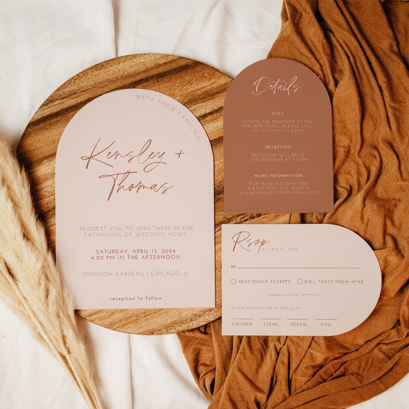 Boho Wedding Invite - Etsy