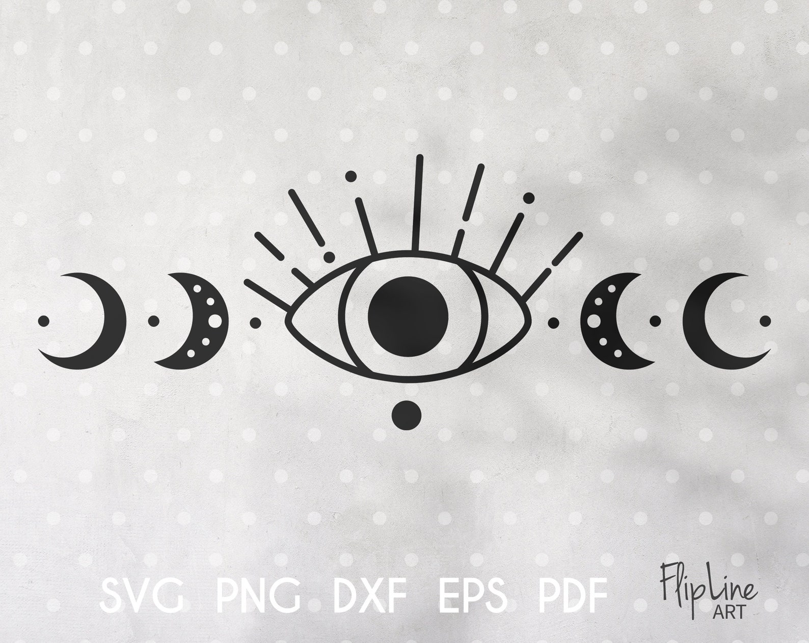 Celestial Clipart Moon Phases Svg Evil Eye Svg Magic Svg | Etsy