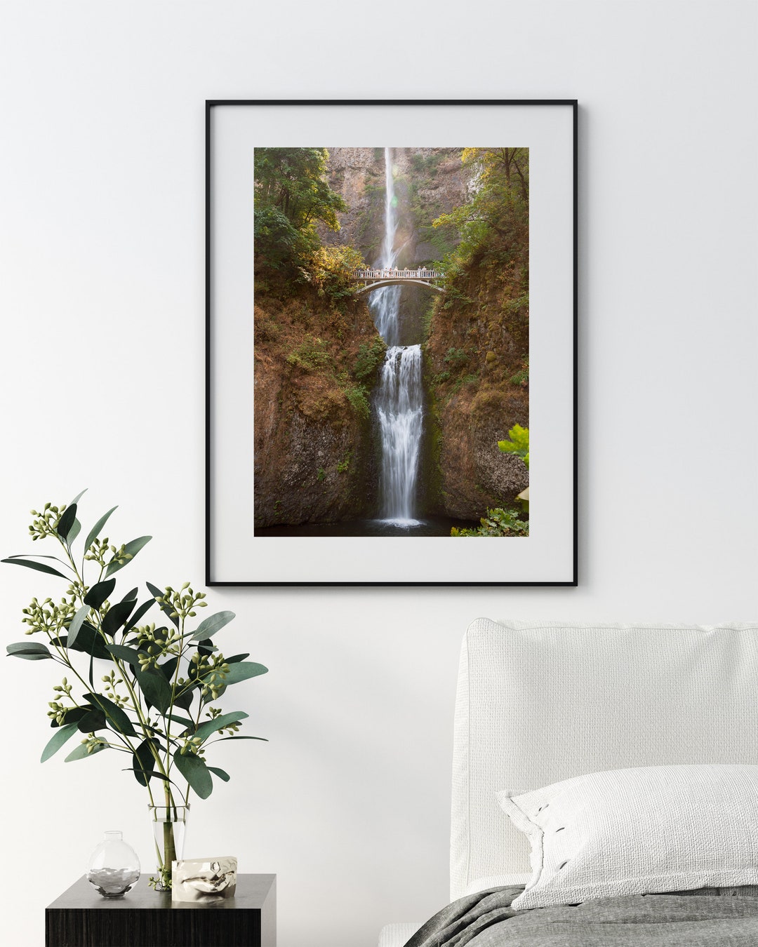 Multnomah Falls Landscape, Printable Wall Art, Digital Print ...
