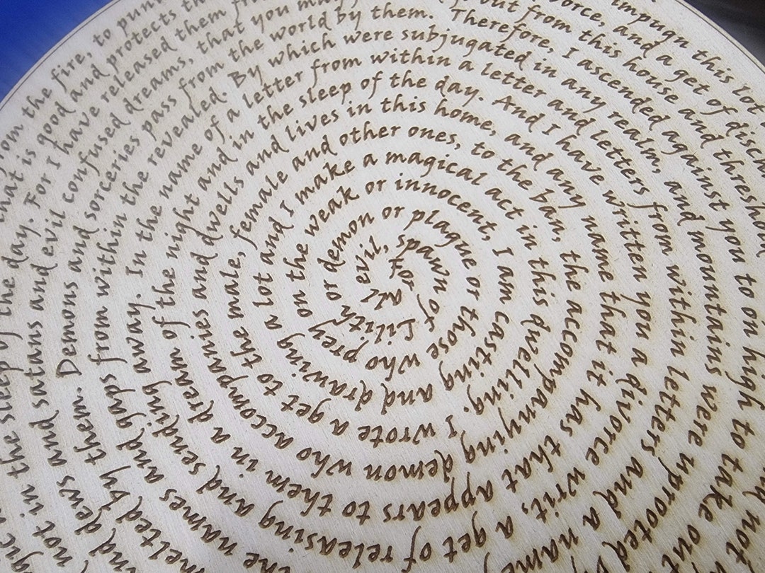 Circle of Protection, 5th Century Incantation, Unique, Witchy Gift ...