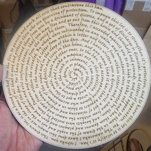 Circle of Protection, 5th Century Incantation, Unique, Witchy Gift ...
