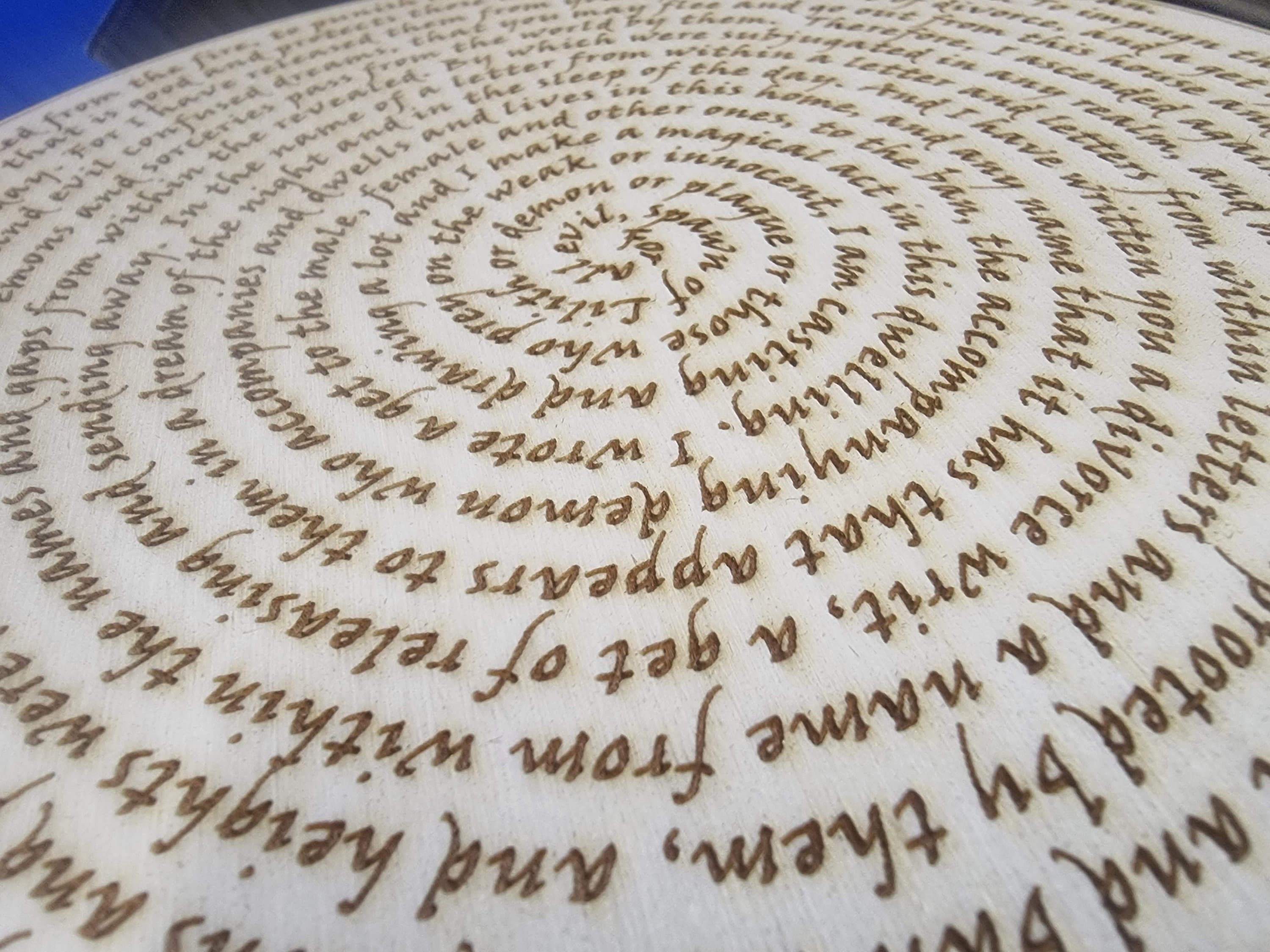 Circle of Protection, 5th Century Incantation, Unique, Witchy Gift ...