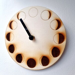 Minimalist Moonclock, Moon Phase, Moon Tracker, Displays the Current ...