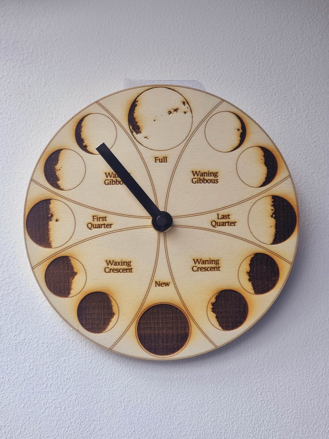 Venn Moonclock, Unique Moon Phase Clock, Moon Tracker, Educational ...