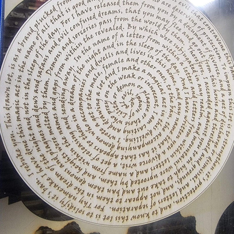 Circle of Protection, 5th Century Incantation, Unique, Witchy Gift ...