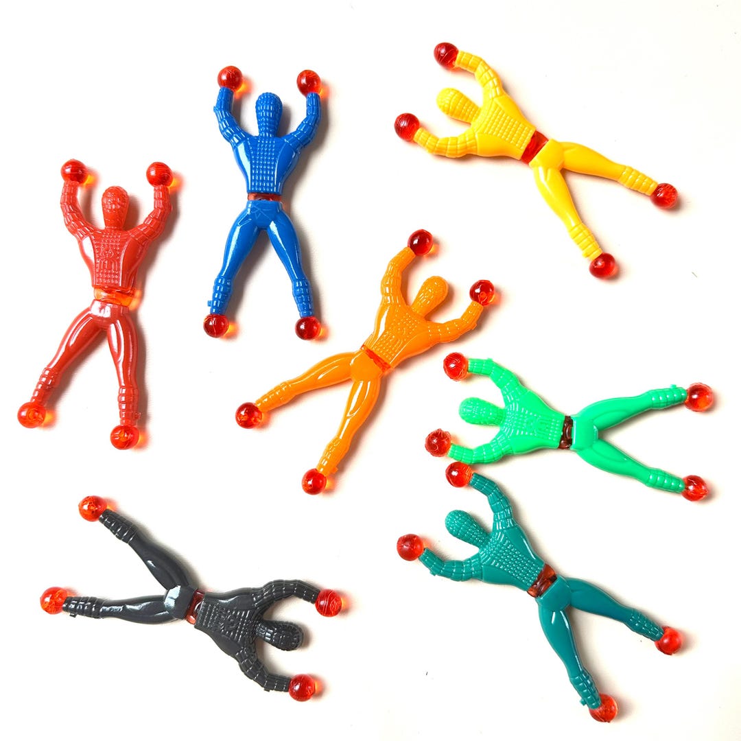 Sticky Spider-man Wall Climbing Toy - Outdoor Toy - Indoor Toy - Toys ...