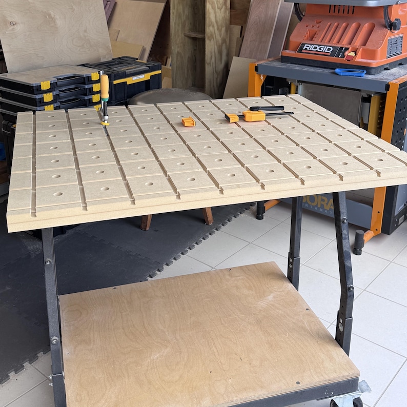 CNC Worktable for Rockler Material Mate Cart® – MATCHFIT® and Workbench ...
