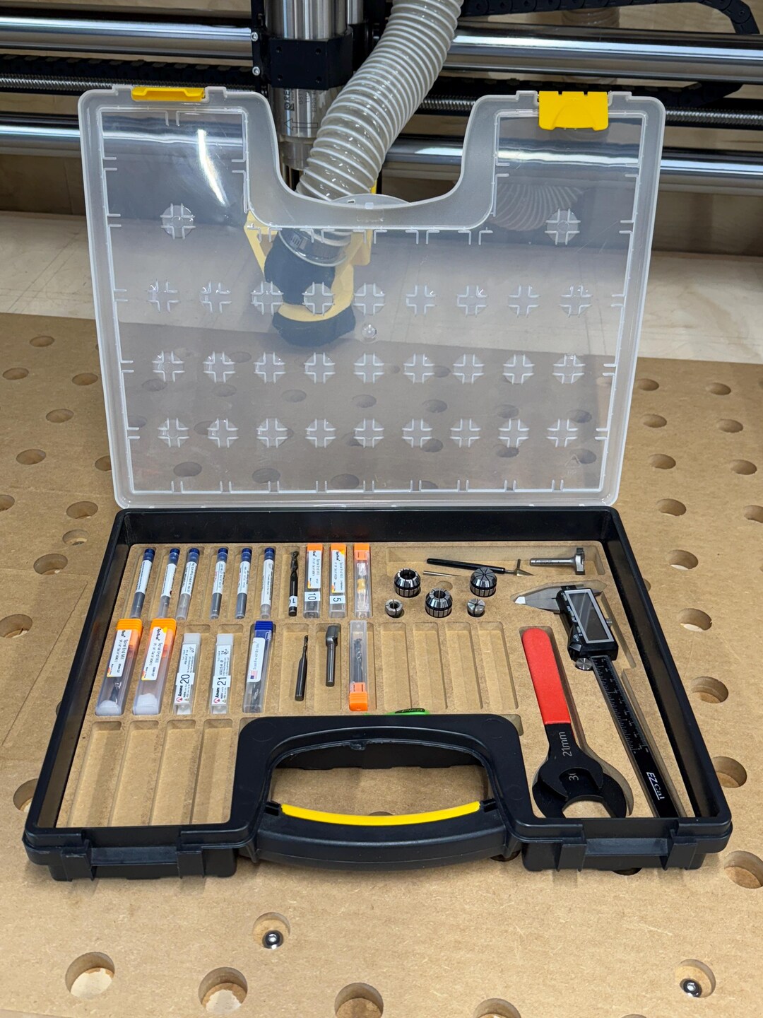 CNC Tool and Bit Organizer Insert for Harbor Freight Storage Box ...