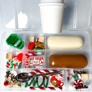 Hot Cocoa Play Dough Kit - Etsy