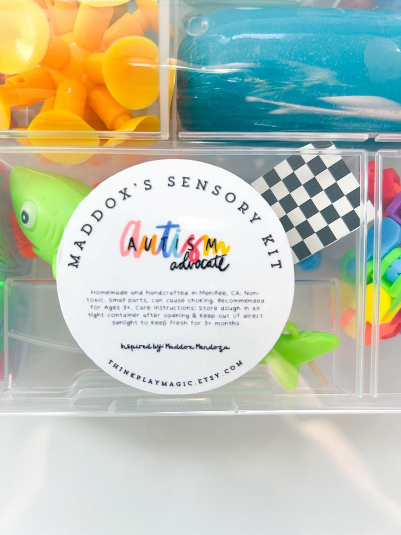 Autism Support Sensory Play Dough Kit | Neurodivergent Gift | Fidget ...