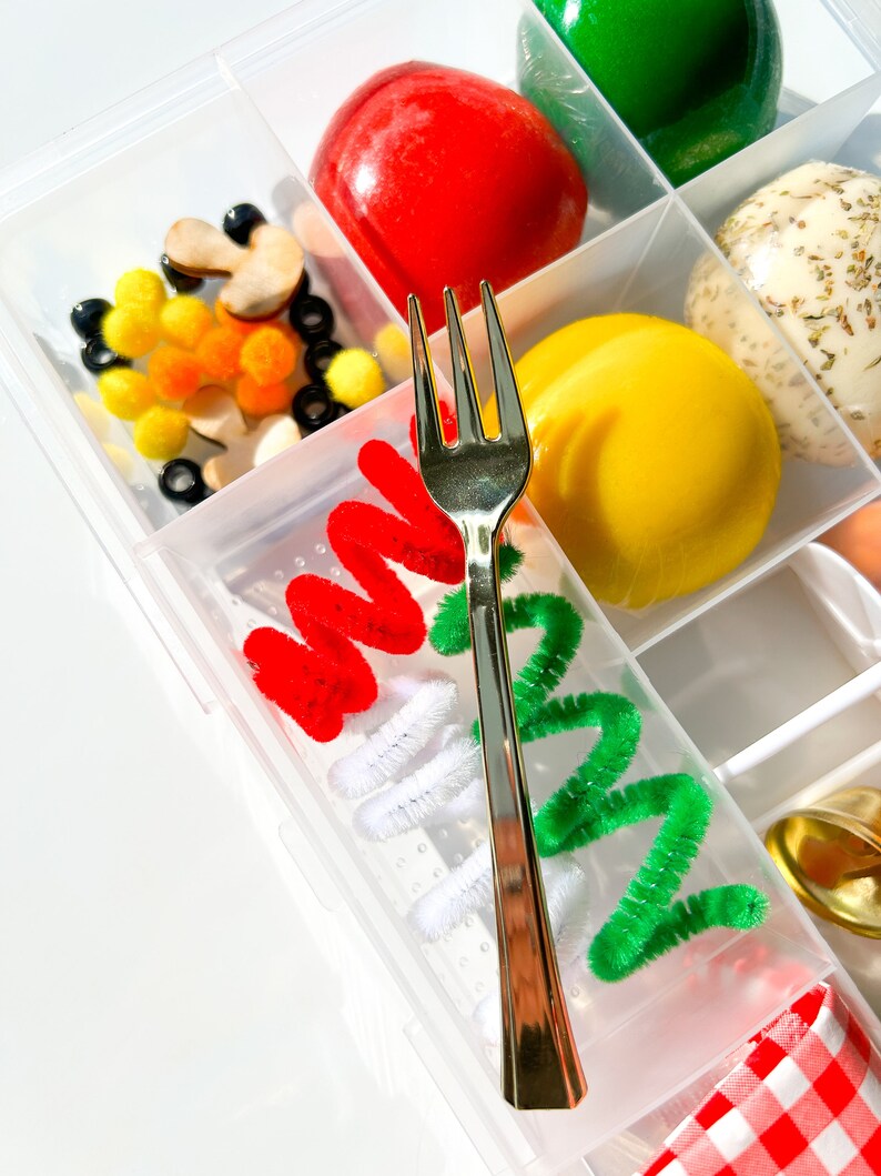 Pizza Play Dough Kit - Etsy