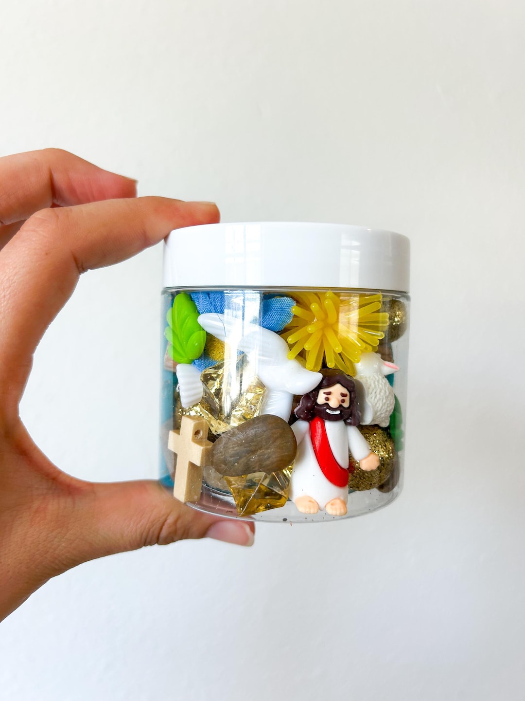 He is Risen Play Dough Jar | Christian Kids Easter Gift | Faith Based ...
