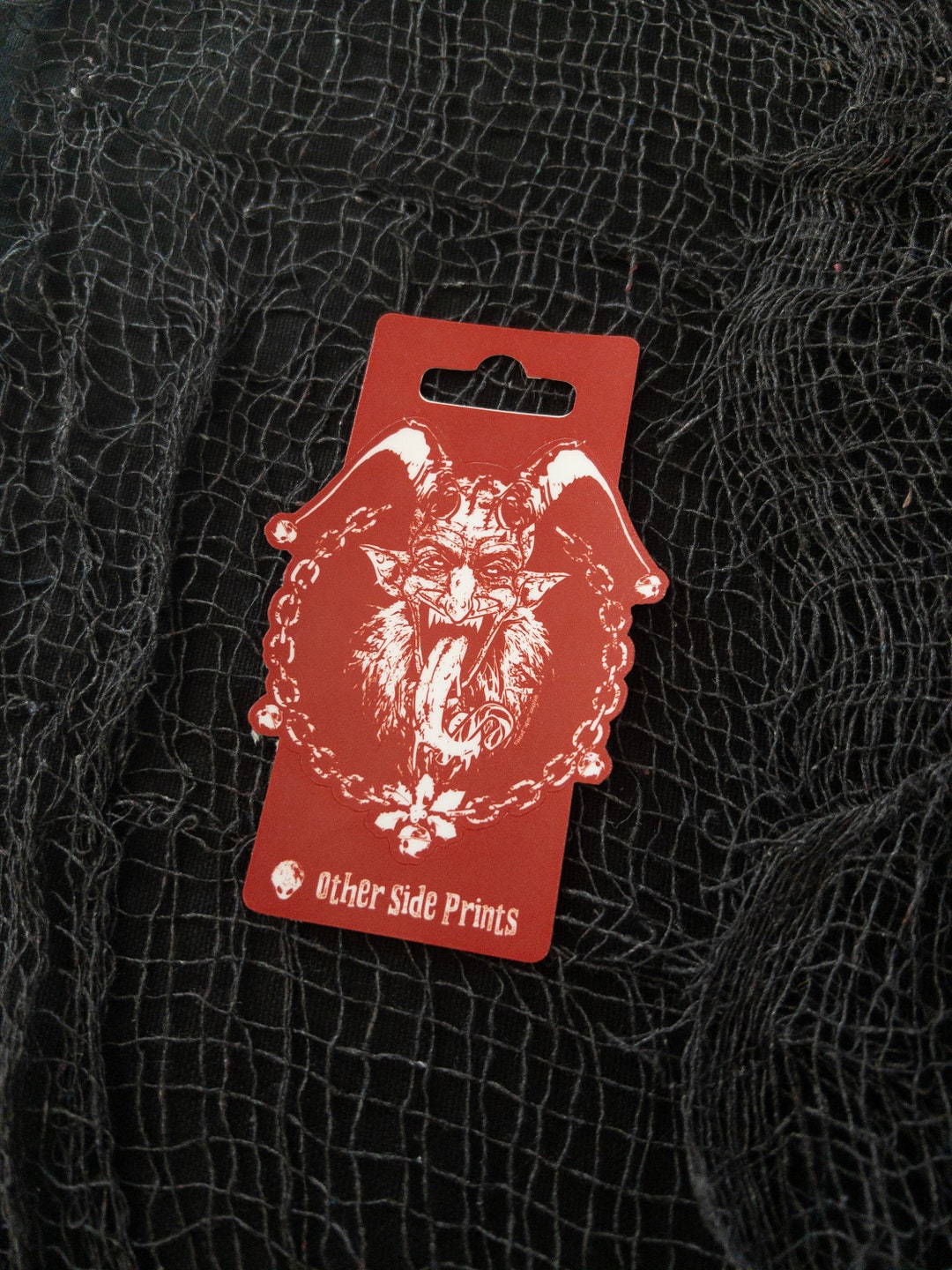 Red Krampus Sticker | Laptop Decals | Water Bottle Stickers | Vinyl ...
