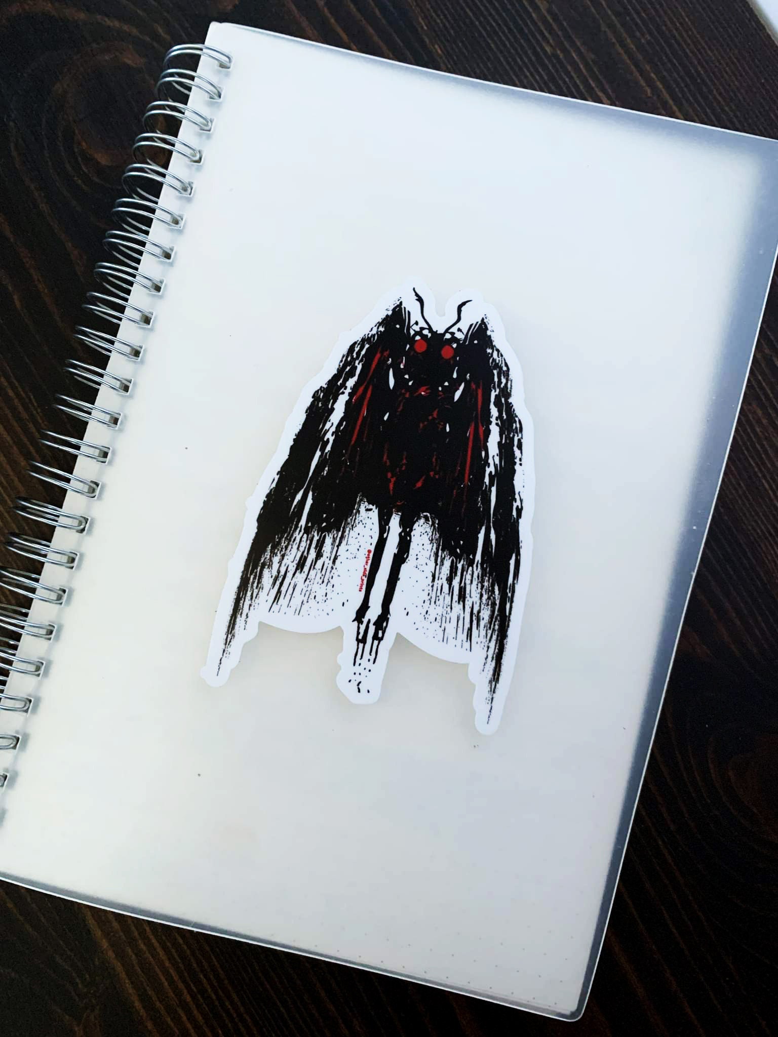 Mothman Cryptid Sticker Laptop Decals Water Bottle - Etsy