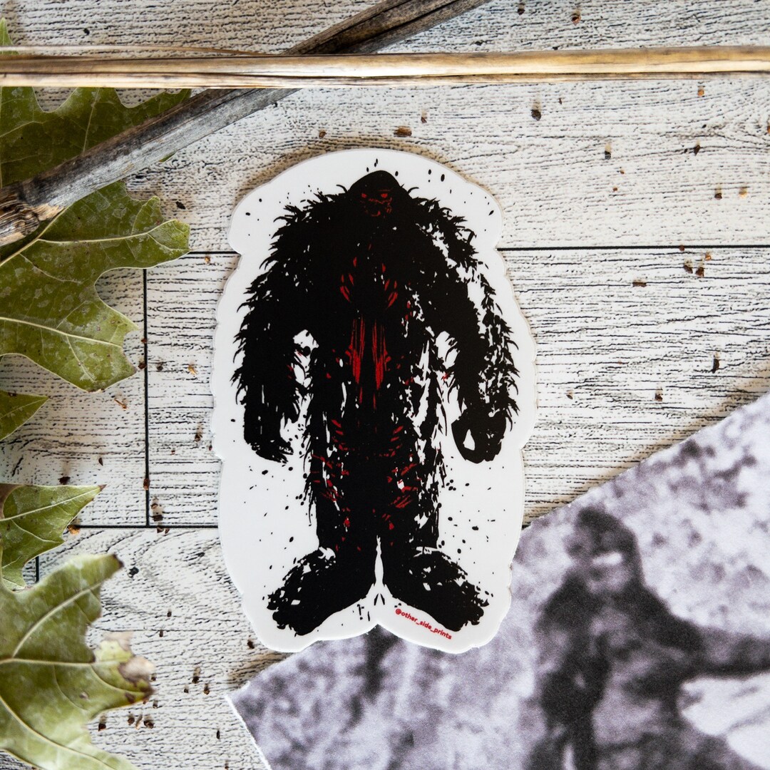 Bigfoot Cryptid Sticker | Laptop Decals | Water Bottle Stickers | Vinyl ...