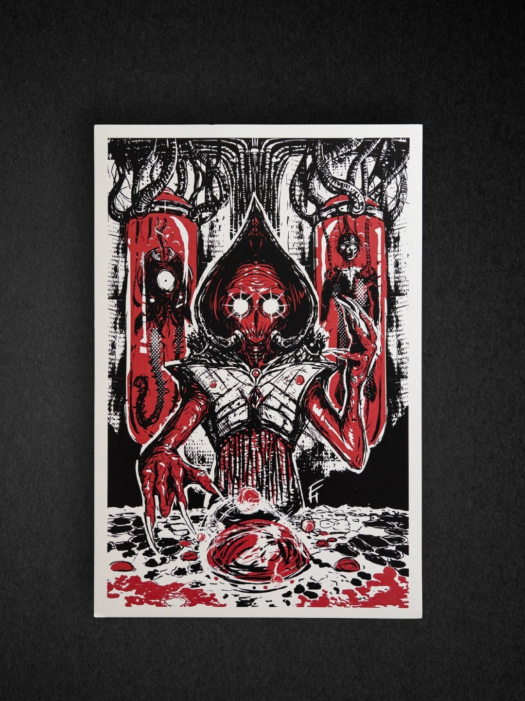 Flatwoods Monster Print - Color | 18x12 | Cryptids | Cryptid | Prints ...