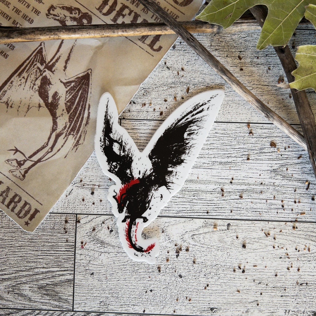 Jersey Devil Cryptid Sticker| Dragon | Laptop Decals | Water Bottle ...