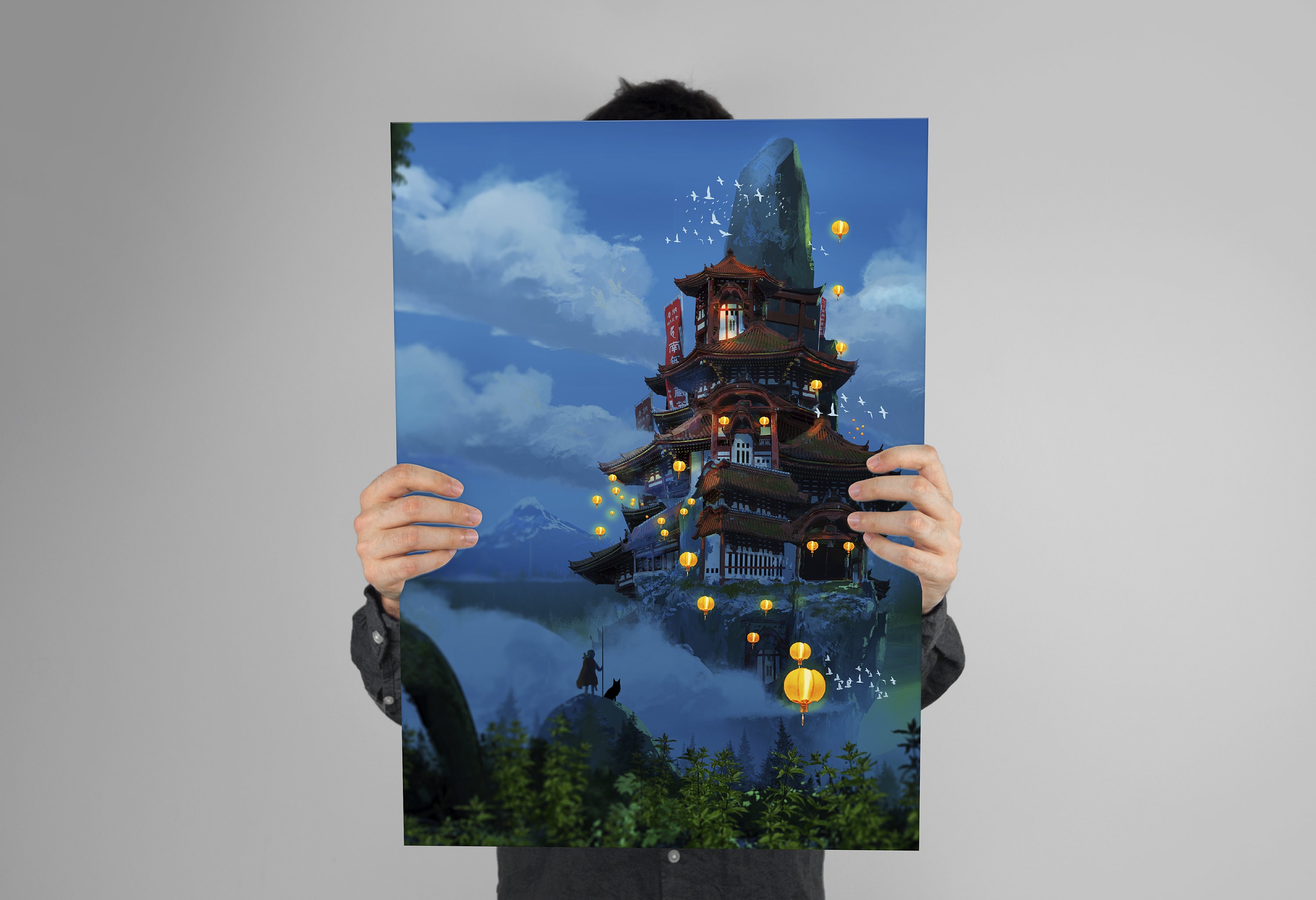 Flying Castle - Etsy