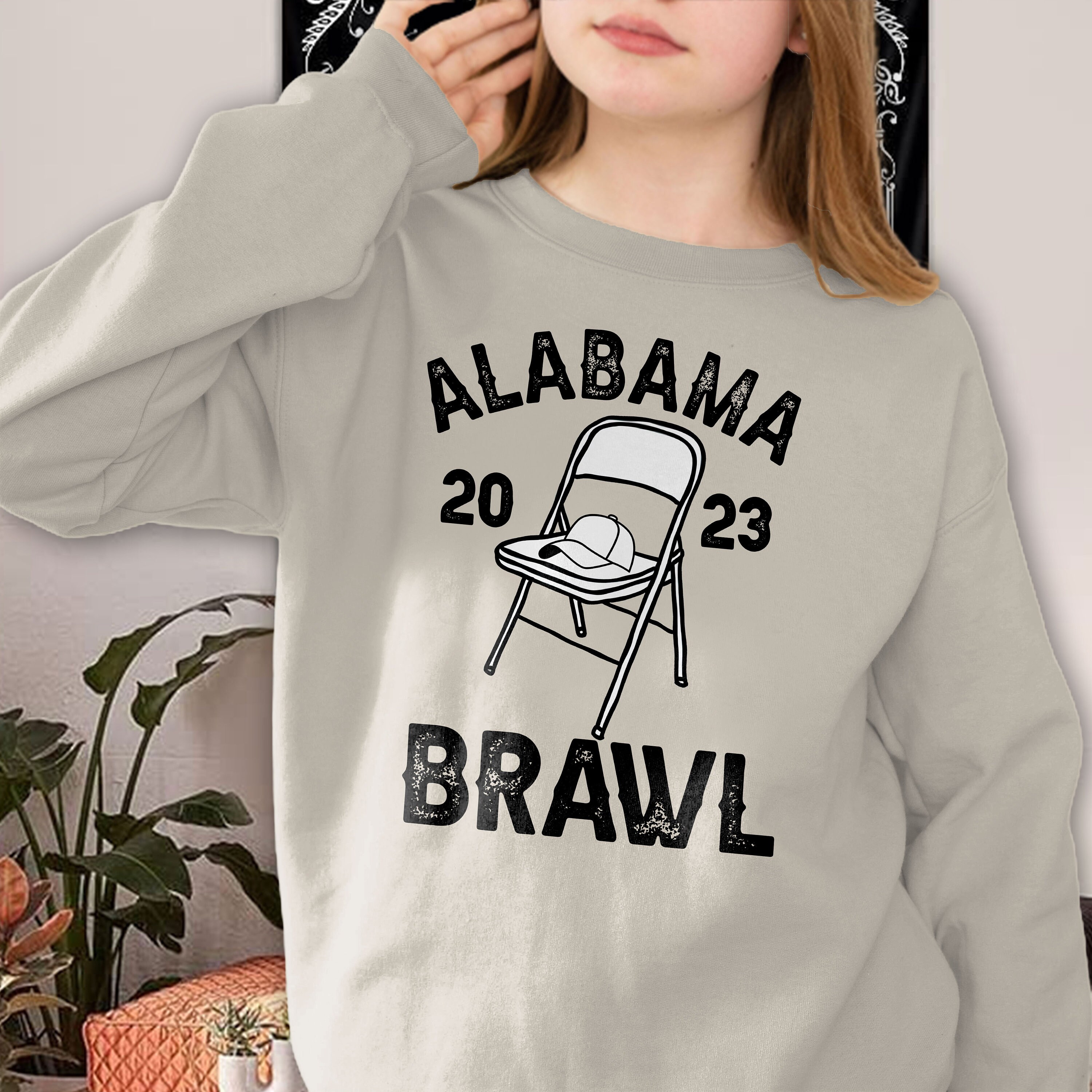 Alabama Brawl Shirt Folding Chair Fight Tee A Mass Brawl - Etsy