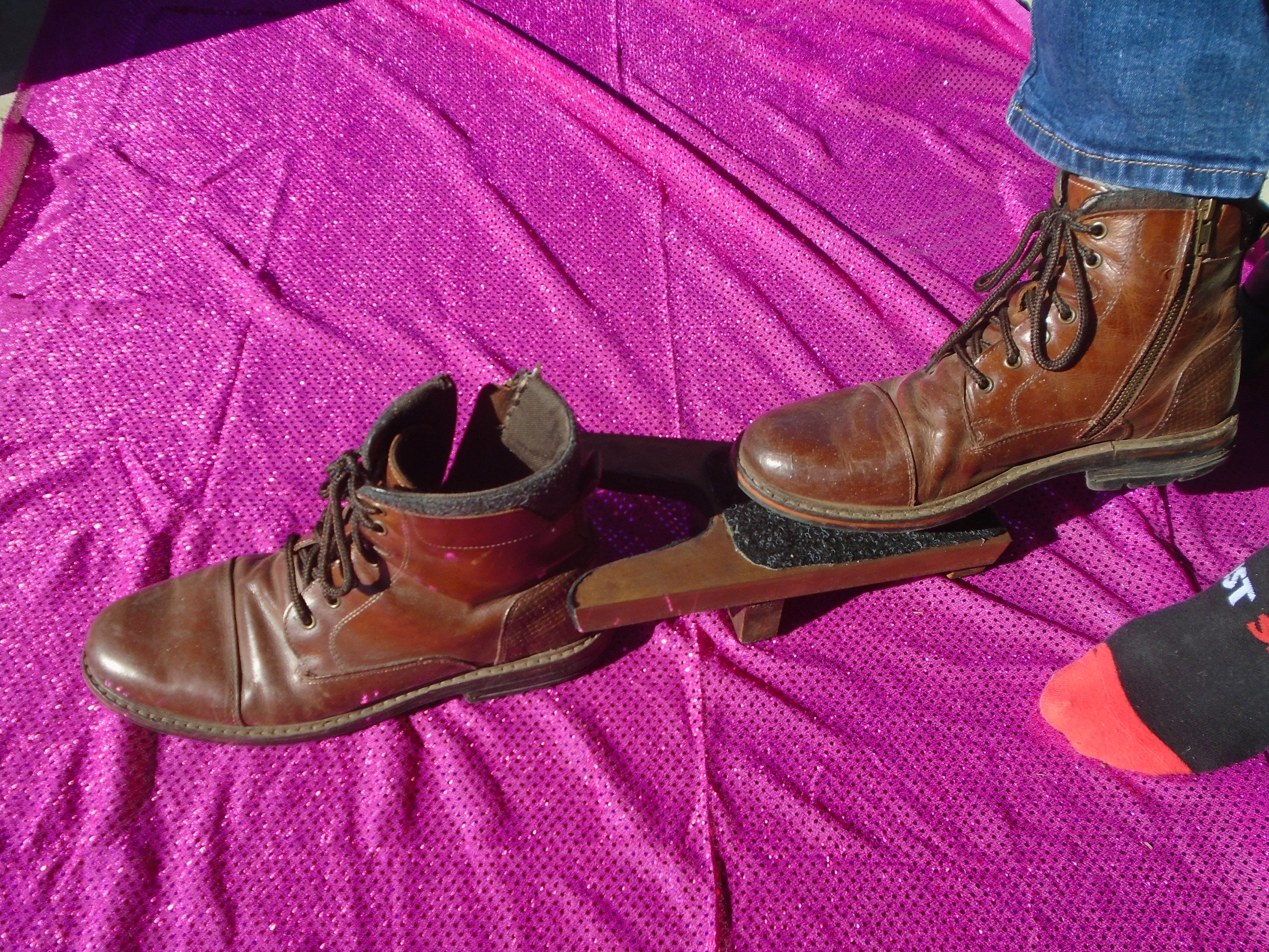 Boot Puller Hand Crafted With Leather Heal Hold - Etsy