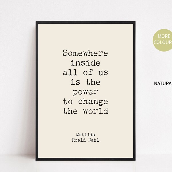 Matilda Quote Nursery - Etsy