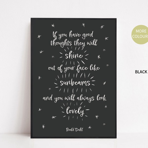 Roald Dahl Quote - Etsy