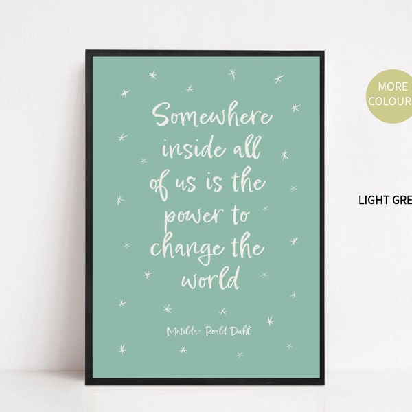 Matilda Quote Nursery - Etsy