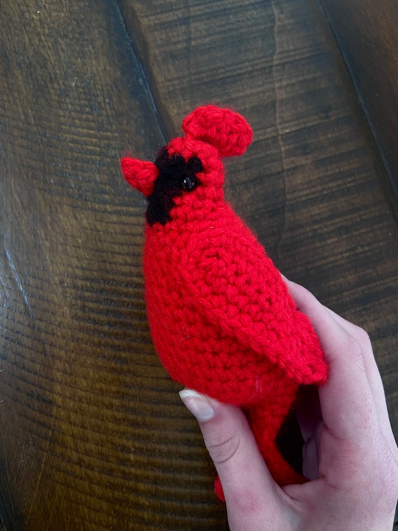 Crochet Cardinal Ornament Pattern (PDF Download) - Etsy
