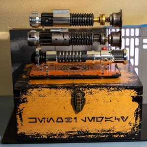 Obi Legacy Lightsaber Box Set Inspired Stand. Custom Designed for This ...