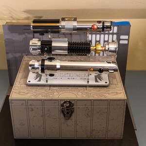 Exclusive 2024 Triple Lightsaber Box Set Inspired Stand. Designed for ...