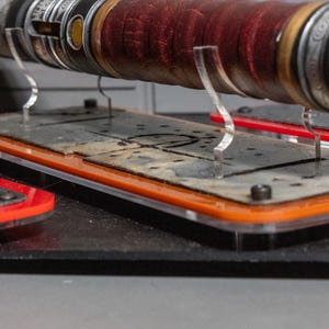 Stone Series Lightsaber Stand, Featuring Real Stone and Cast Acrylic ...