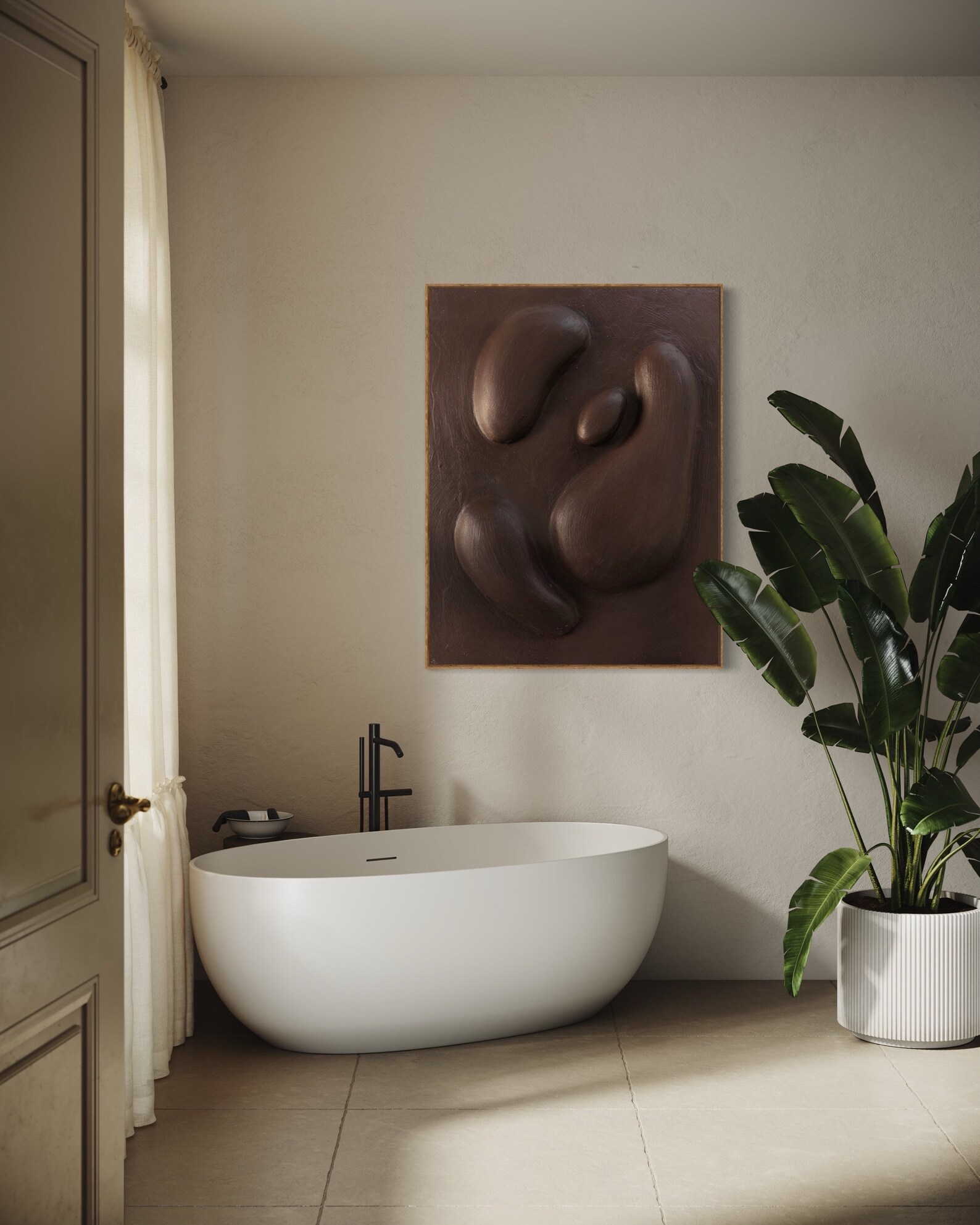 Organic Texture Wall Art, Relief Art, 3d Sculpture Painting,minimalist ...