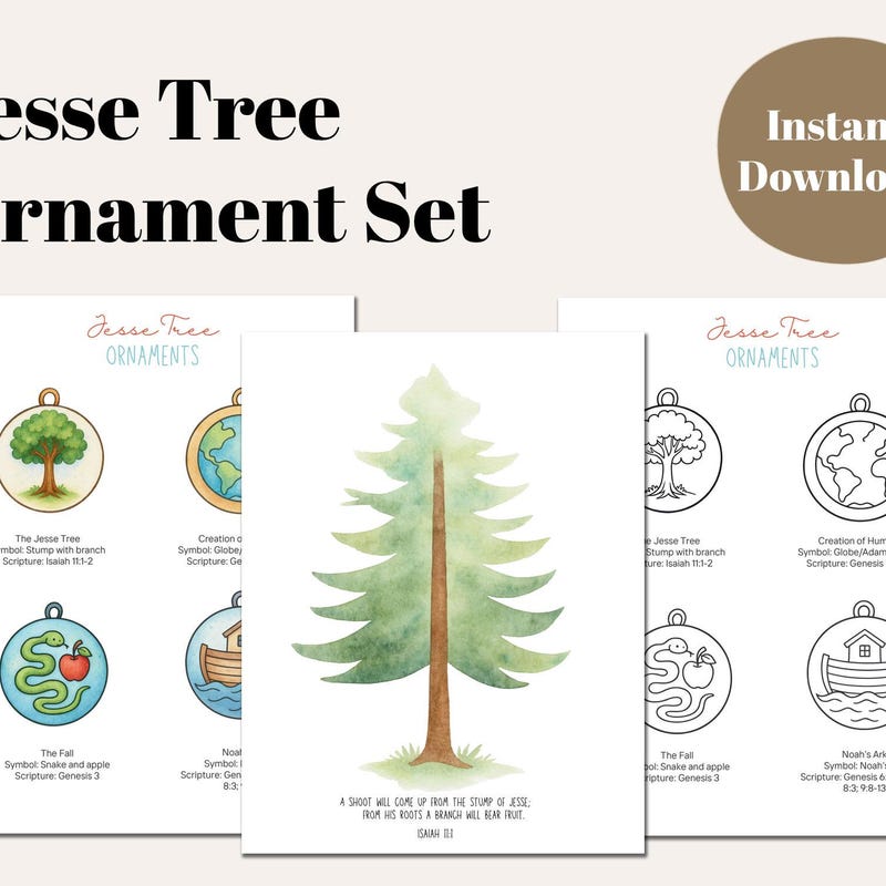 Jesse Tree Ornaments - Etsy