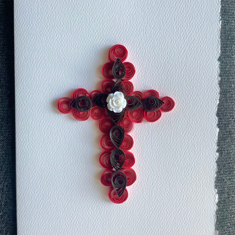 Quilled Cross - Etsy