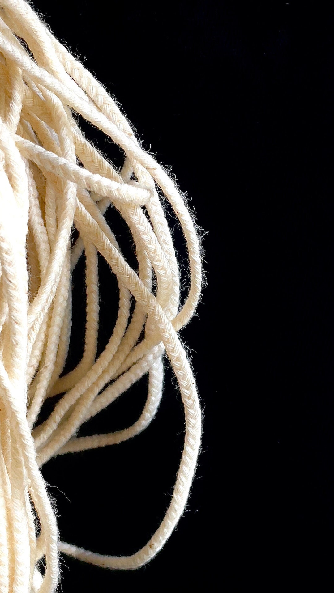 Bleached Round Wick Kiloware Candle Wick RD 0 to RD 20 for Paraffin Wax ...