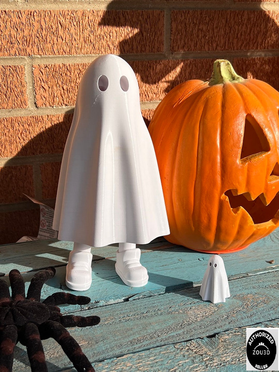 Cute Halloween Ghost With Feet 3D Printed Ghost Decoration Hidden Feet ...