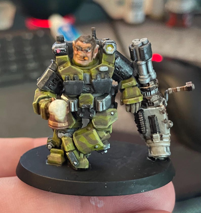 3D Printed Deep Rock Galactic Miniature Characters - Ready to Paint - Etsy