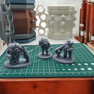 3D Printed Deep Rock Galactic Miniature Characters - Ready to Paint - Etsy