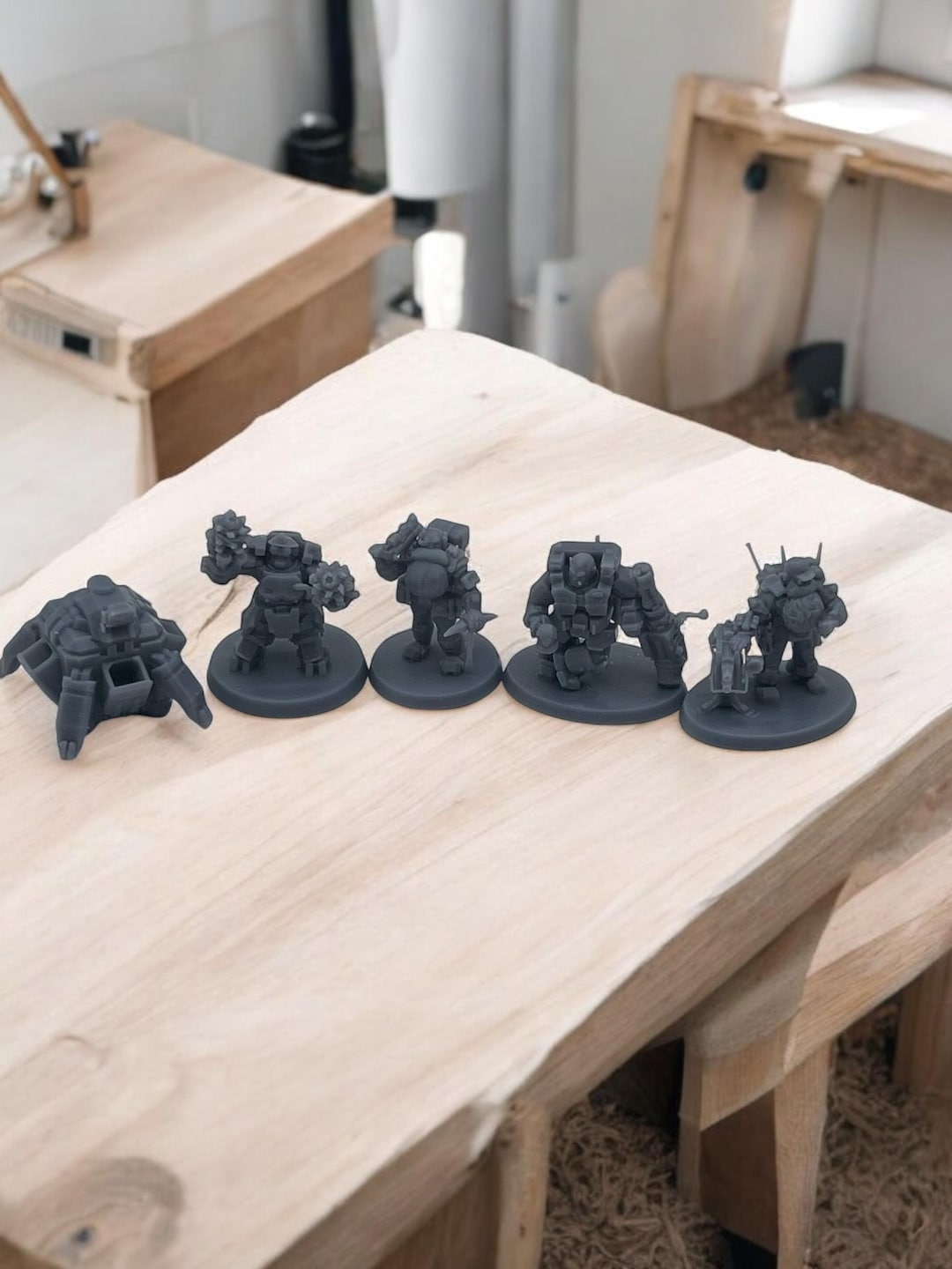 3D Printed Deep Rock Galactic Miniature Characters - Ready to Paint - Etsy