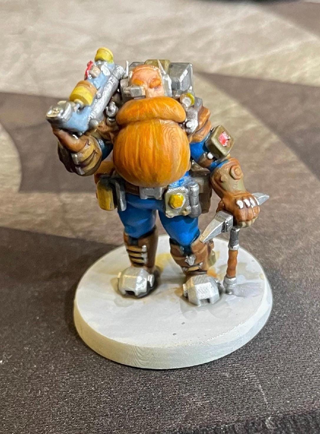 3D Printed Deep Rock Galactic Miniature Characters - Ready to Paint - Etsy