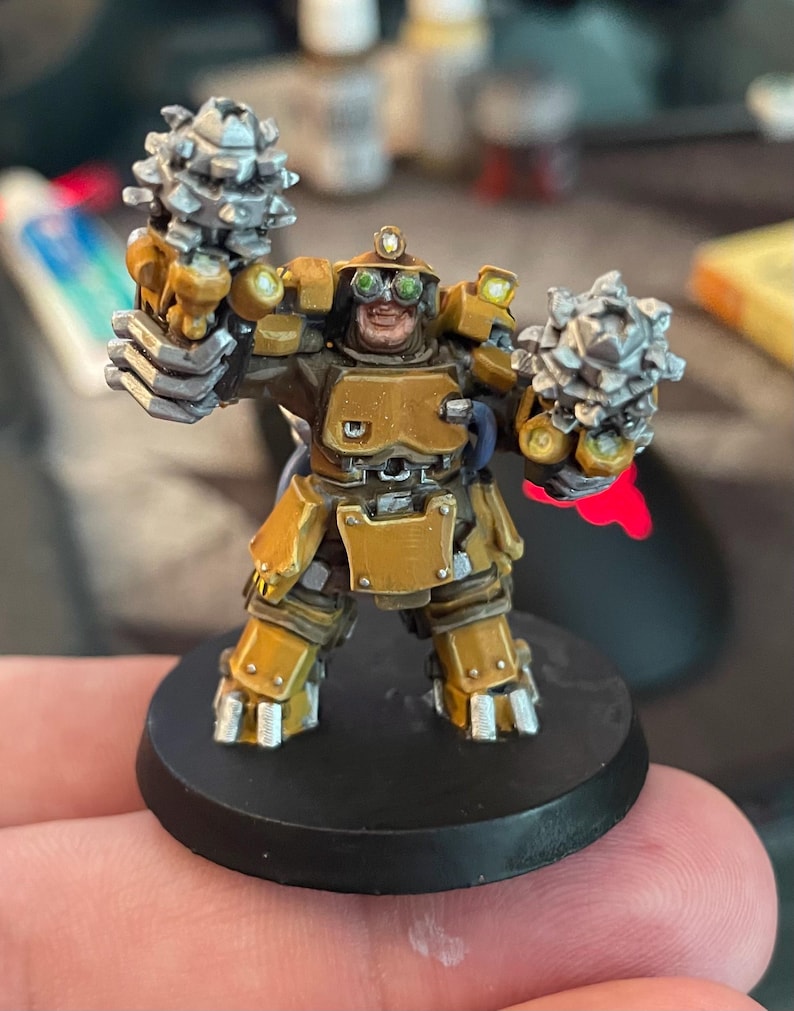 3D Printed Deep Rock Galactic Miniature Characters - Ready to Paint - Etsy