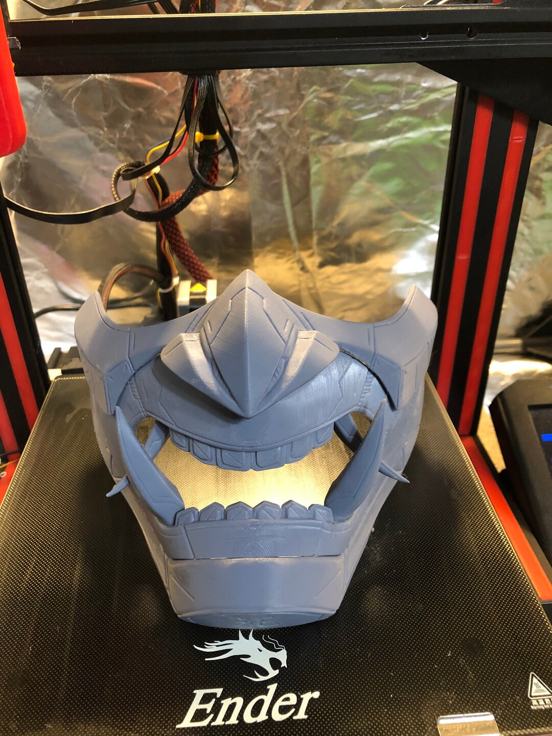 Cyberpunk - DIY/RAW Inspired Oni Mask!! Fan Art 3D Printed Cosplay Prop ...