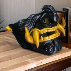 DIY/RAW 3D Printed With Two Colors! Inspired Oni Mask!! Fan Art 3D ...
